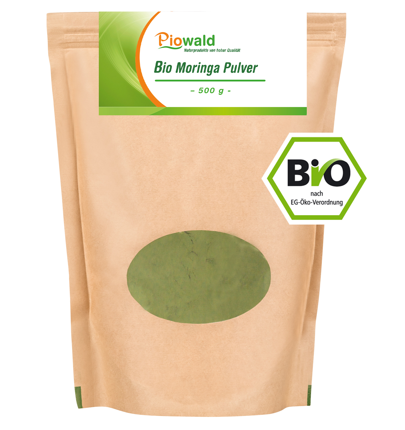 Bio Moringa Pulver 500g | PIOWALD GmbH