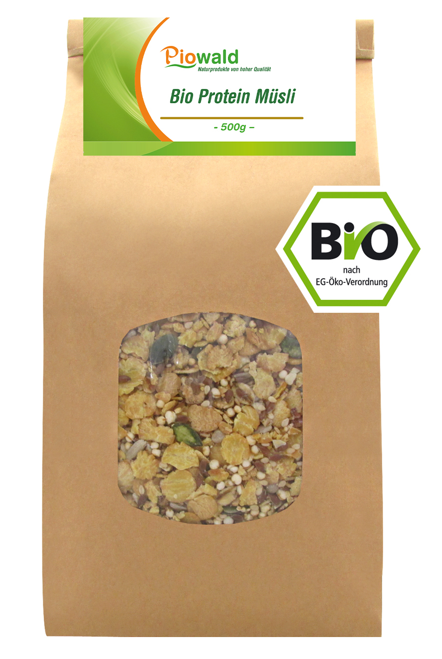 Bio Protein Müsli 500g | PIOWALD GmbH