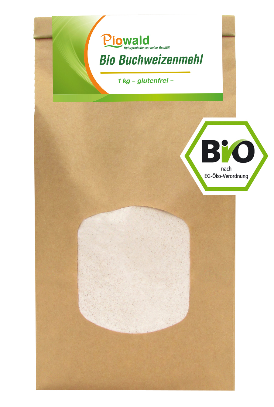 Bio Buchweizen Mehl 1 kg glutenfrei | PIOWALD GmbH